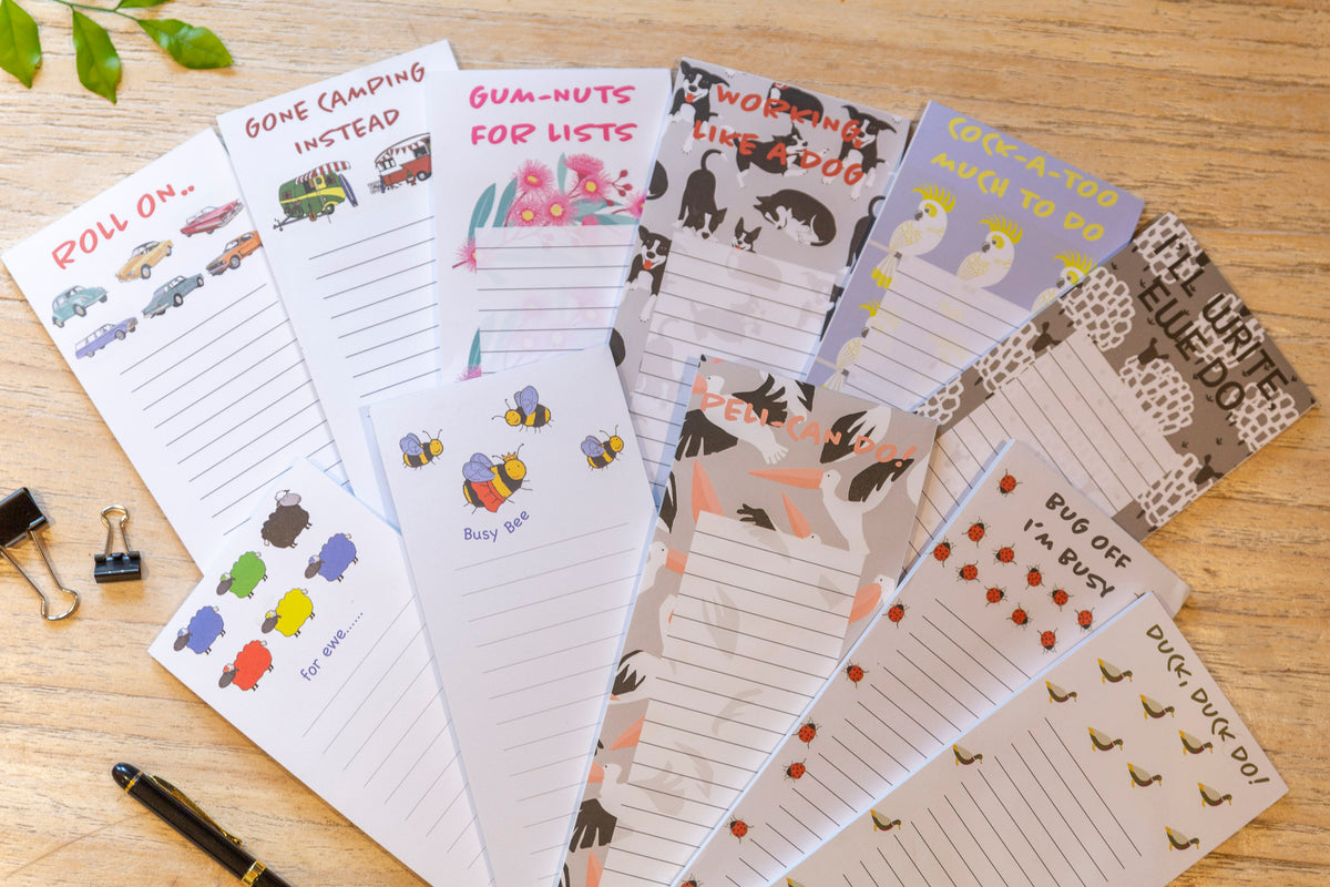 Any 10 Jotters Bundle - Unique Jotter Magnetic Notepads – AUSTPICIOUS