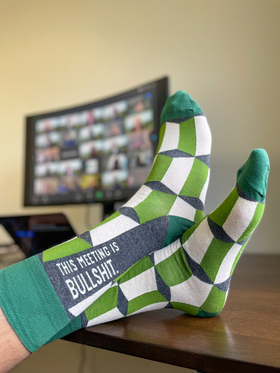 This Meeting is Bullshit Men's Socks - Funny Birthday Gifts – AUSTPICIOUS